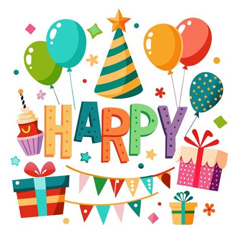 생일 축하 편지 프리미엄 Ai 생성 벡터