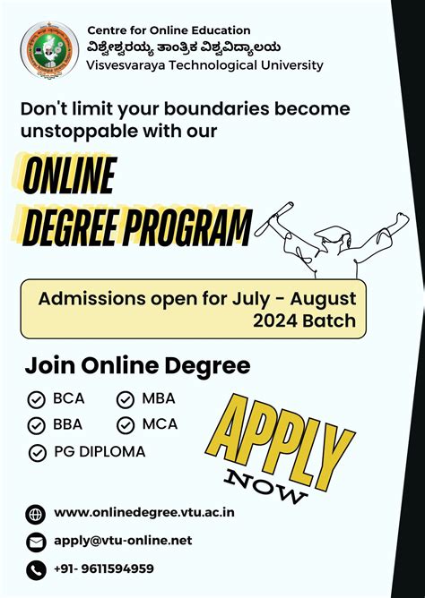 Visvesvaraya Technological University Online Programs Vtu Online