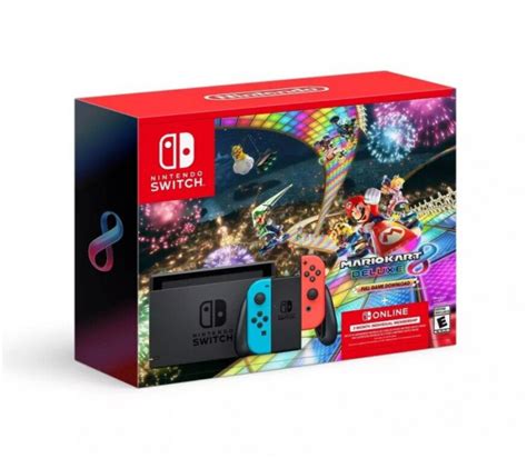 Nintendo Switch Oled Mario Kart 8 Deluxe Bundle