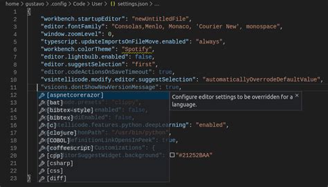 Add Opacitytransparency Setting For Intellisense Suggestions Popup