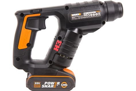 Аккумуляторный перфоратор WORX WX394.3 - выгодная цена, отзывы ...