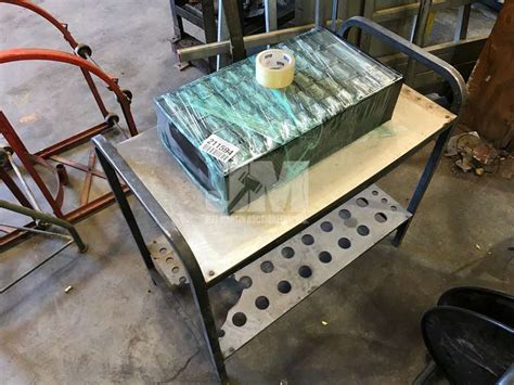 Misc Cart W Small Cabinet For Nuts And Bolts Jeff Martin Auctioneers Inc
