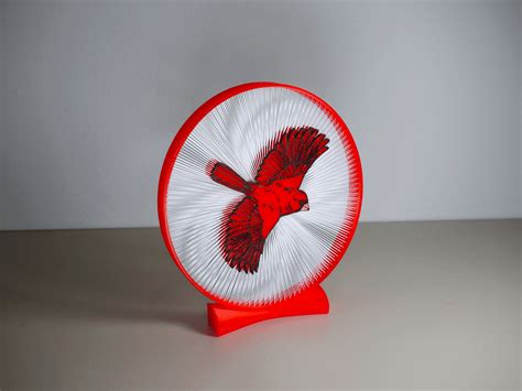 Cardinal Bird String Art 3d Model By 3dprintbunny On Thangs
