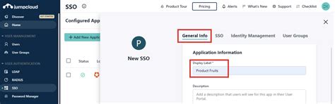 SSO With JumpCloud Product Fruits Help Center