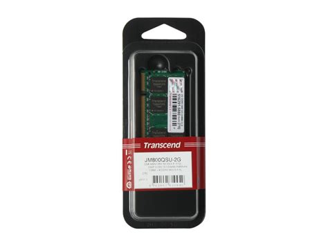 Transcend 2gb 200 Pin Ddr2 So Dimm Ddr2 800 Pc2 6400 Laptop Memory