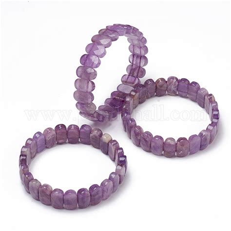 Wholesale Natural Amethyst Gemstone Stretch Bracelets
