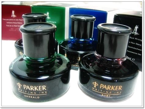 파카 펜맨 잉크 모음 (Parker Penman Ink - Emerald, Sapphire, Ruby, Ebony) : 네이버 블로그
