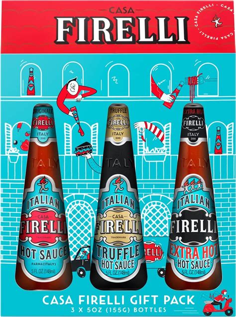 Casa Firelli Italian Hot Sauce Variety T Pack 1x Original 1x Extra