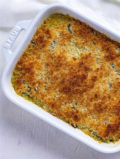 Easy Spinach Parmesan Casserole My Kitchen Serenity