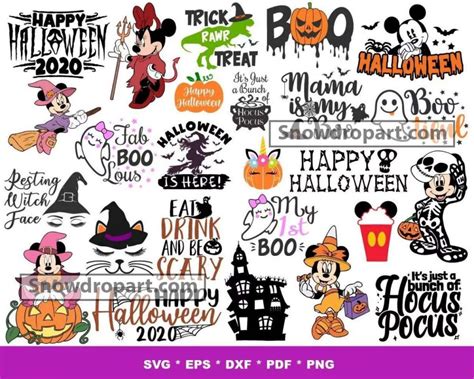 1000 Halloween Bundle Svg Disney Halloween Svg Mickey Halloween Svg