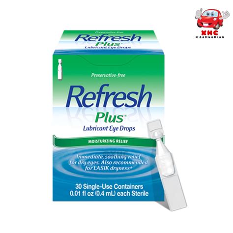 Allergan Refresh Plus Lubricant Eye Drops Single Use Sterile 30s
