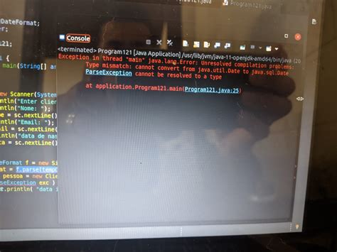 como receber um string do scanner e converter em date programação guj