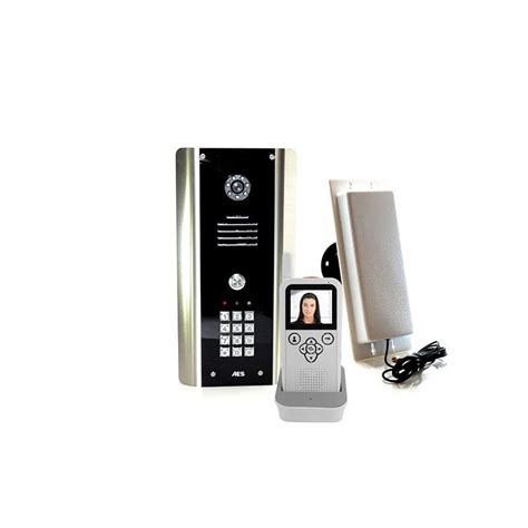 aes 705 abk dect video wireless gate intercom with keypad was 605 abk