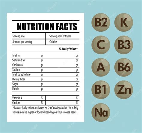 Nutrition Facts Icon