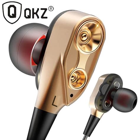 Двухдрайверные Hi-Res наушники с микрофоном QKZ CK8