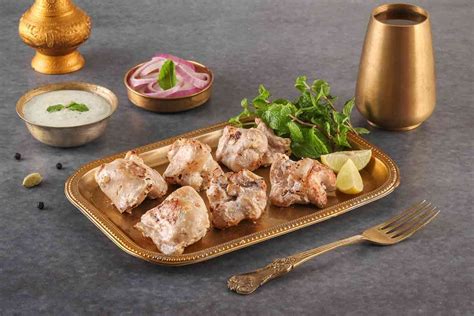 Order Murgh Malai Kebab Chicken Malai Tikka Kebab 6 Pcs Online From