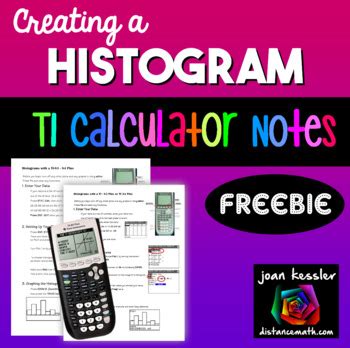 Histograms On The TI 84 Graphing Calculator Reference Sheet Freebie Graphing Calculator