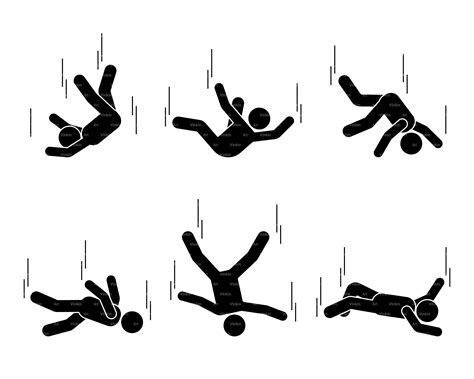 Falling Man Silhouette