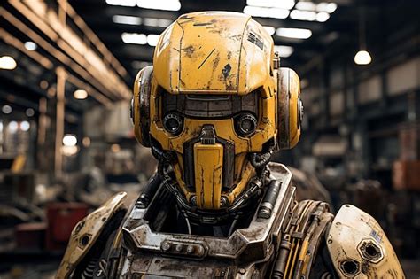 Premium Photo Friendly Collaborative Humanoid Robot In Smart Living Room Home To Perform Cleaning