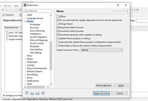 Java Pomxml Add Dependency Search Not Working Stack Overflow