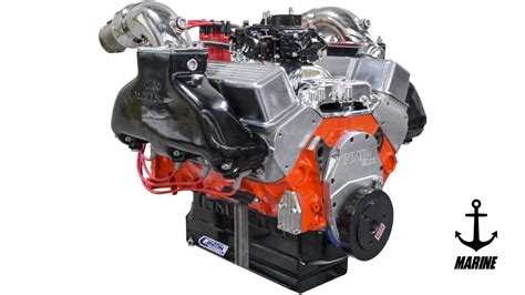 Chevy Small Block 427 Drop In Ready Carbureted Marine Engine 530hp