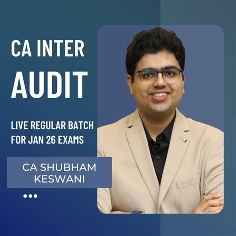 Ca Inter Audit Regular Batch By Ca Neeraj Arora Ca Point