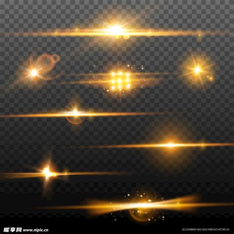 矢量金色光晕光线设计图 广告设计 广告设计 设计图库 昵享网nipic Cn