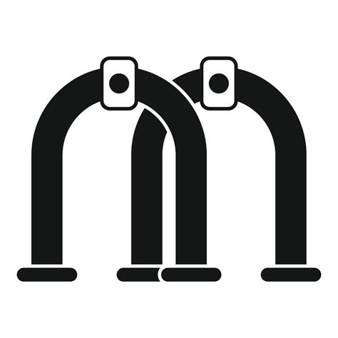 Metal Detector Gate Detecting Metal Objects Icon 47630659 Vector Art At