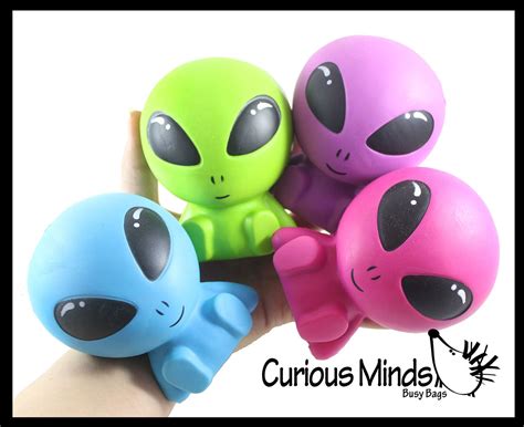 Alien Squishy Slow Rise Foam Scented Sensory Stress Fidget Toy Mem