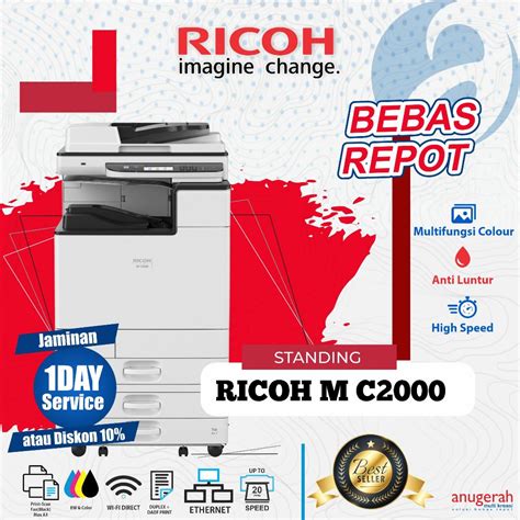 Jual Mesin Printer Ricoh M C2000 Mesin Fotocopy Ricoh M C2000 Termurah Di Jakarta Shopee