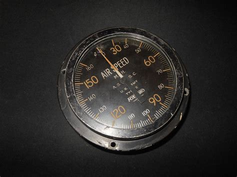 Ww1 Us Army Aviation Signal Corps Aircraft Type E Air Speed Indicator