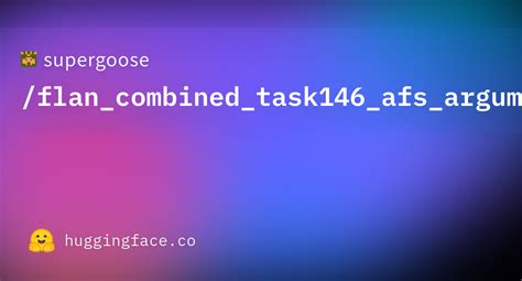 supergoose flan combined task146 afs argument similarity gun control