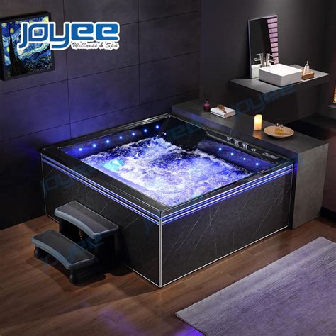 Joyee New Corner Acrylic 2 3 Person Bathroom Hydro Bubble Massage Big