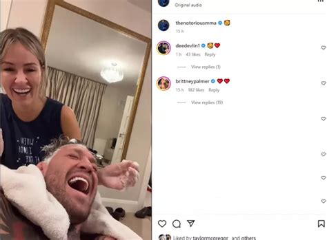 Ufc Ring Girl Brittney Palmer Leaves Conor Mcgregor Public Message