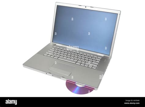 Laptop Computer With DVD Stock Photo Alamy