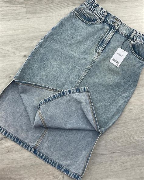 Юбка джинсовая Next — ціна 1214 грн у каталозі Міді спідниці Купити жіночі речі за доступною