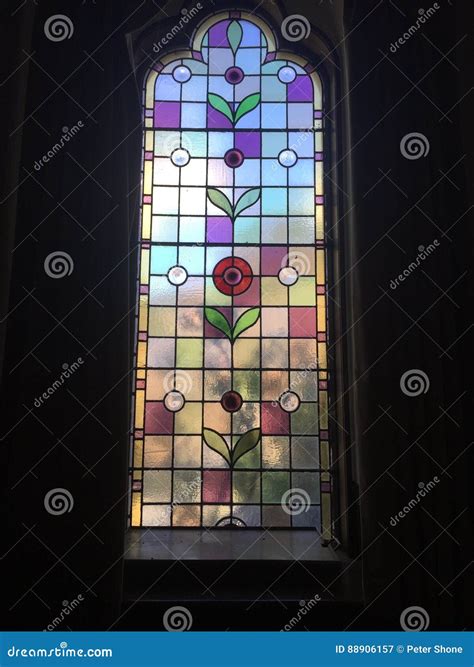Stained Class Stock Image Image Of Stained House Window 88906157