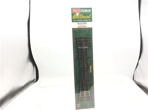 Peco Slu1190 Oo Gauge Code 75 Unifrog Bullhead Double Slip