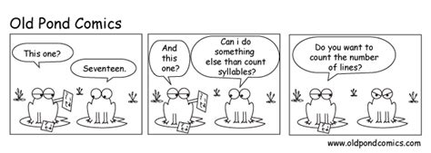 Old Pond Comics Learn Haiku Through Cartoons Haiku Comics
