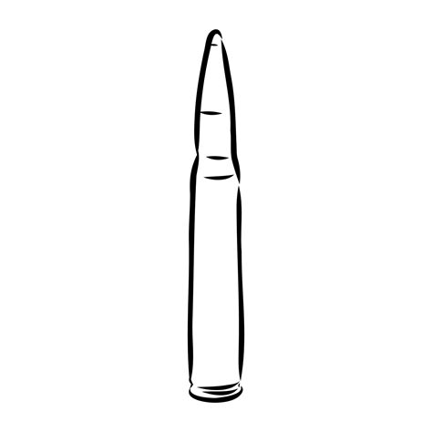 Bullet Vector Sketch 36437495 Vector Art At Vecteezy