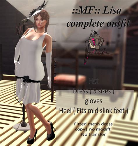Second Life Marketplace Mf Lisa Dress Full Outfit