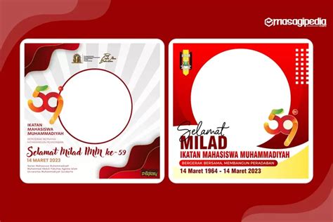 Kumpulan Link Twibbon Milad Ikatan Mahasiswa Muhammadiyah Ke 59 Tahun