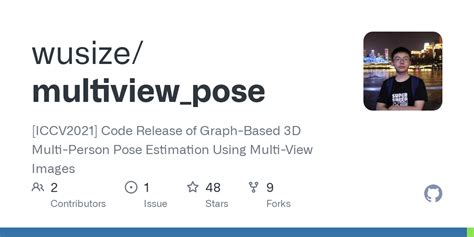 Github Wusizemultiviewpose Iccv2021 Code Release Of Graph Based
