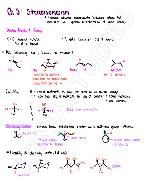 Chapter 5 Stereoisomers Pdf