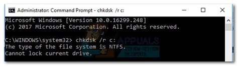 fix chkdsk cannot continue in read only mode appuals