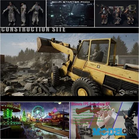 Unreal Engine Marketplace Asset Bundle 4 January 2025 3D MODEL ORG