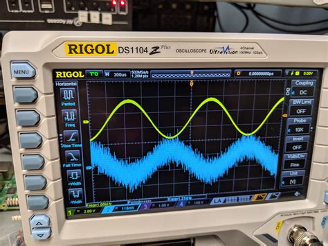 brand new to oscilloscopes any ideas why my first trace is so noisy