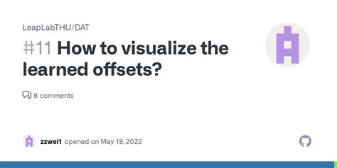 how to visualize the learned offsets · issue 11 · leaplabthu dat · github