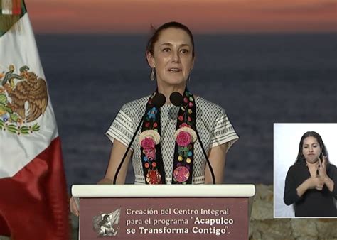 Presenta Sheinbaum Programa Para Recuperación Del Puerto De Acapulco