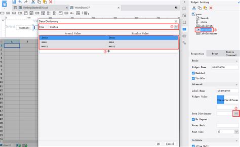 value assignment to parameter widget by js finereport help document